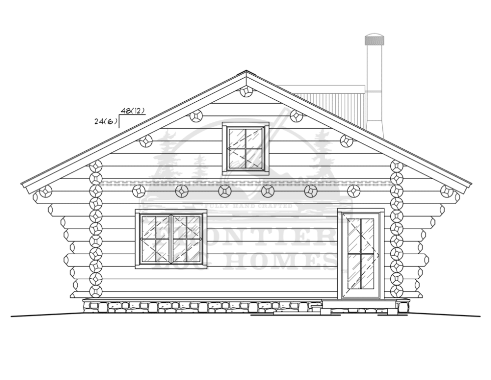 1500 sq ft and Under Cabin Kits by Frontier Log Homes