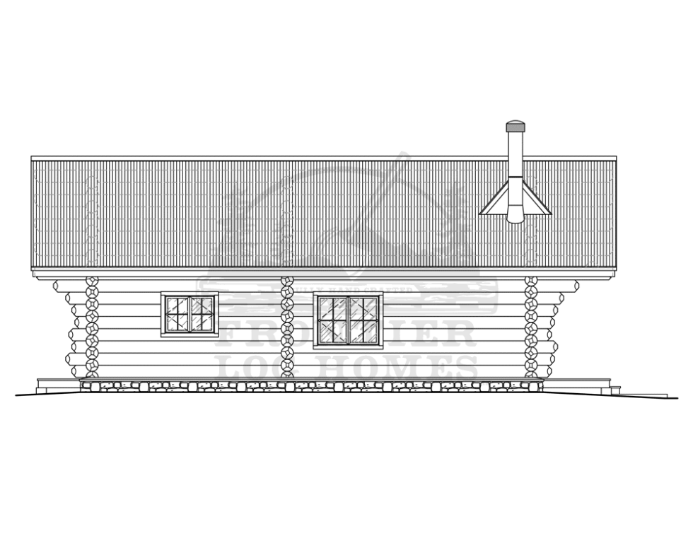 1500 sq ft and Under Cabin Kits by Frontier Log Homes
