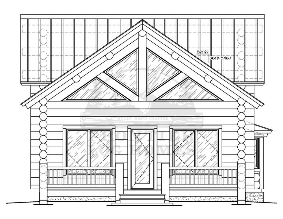 1500 sq ft and Under Cabin Kits by Frontier Log Homes