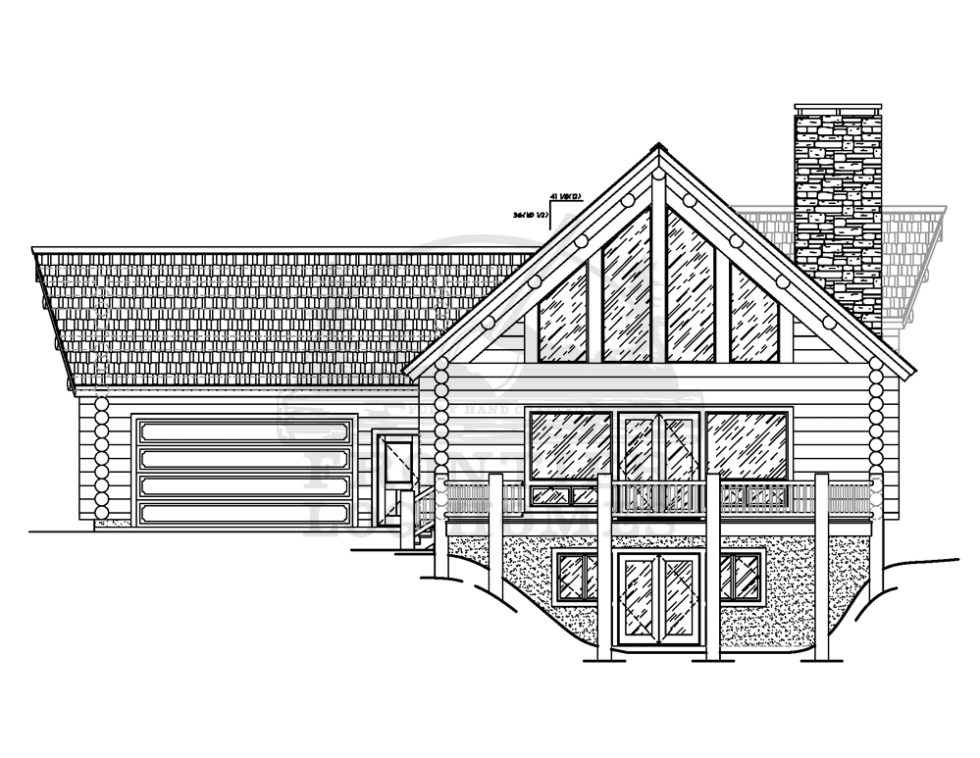 Large Cabin Kits by Frontier Log Homes • 3500 sq ft and Over