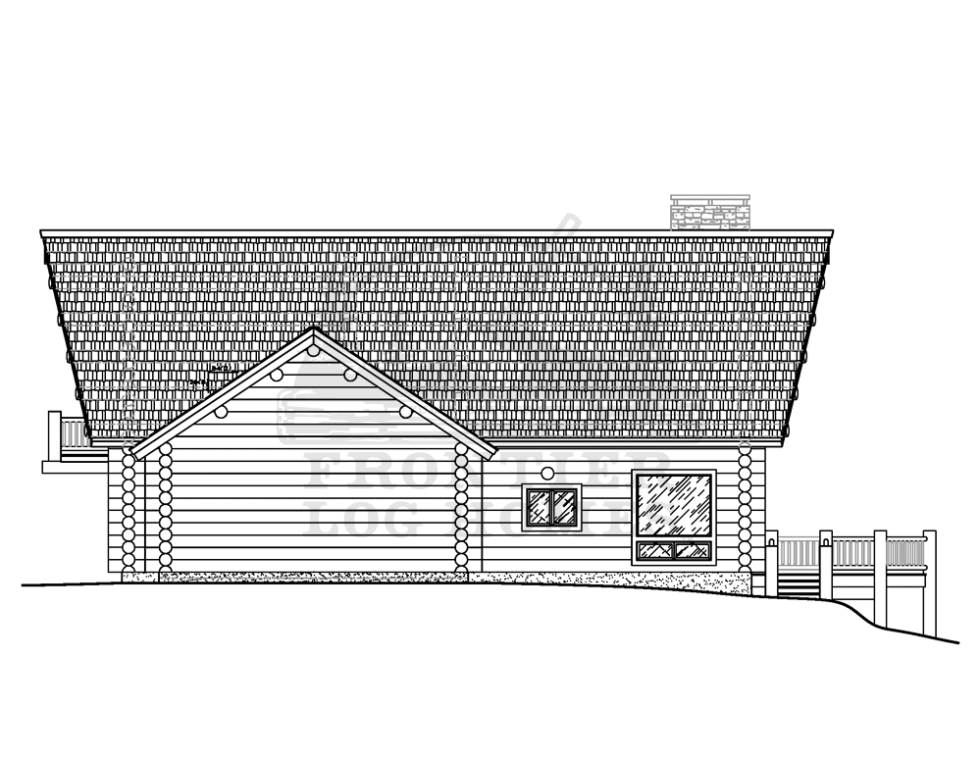 Large Cabin Kits by Frontier Log Homes • 3500 sq ft and Over