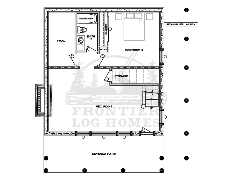 1500-2500 sq ft Cabin Kits by Frontier Log Homes